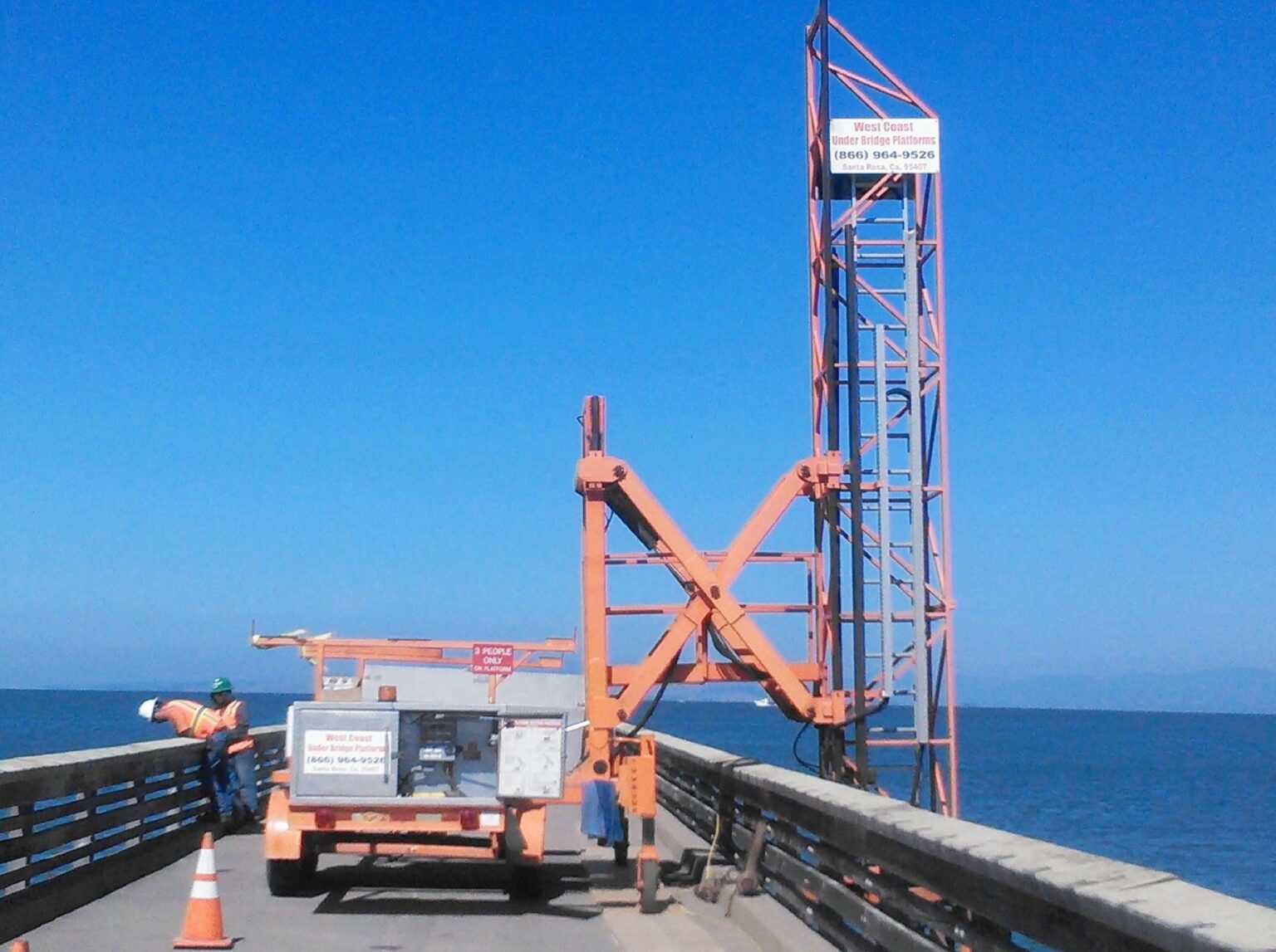 HPT 32 Trailer Mount | Underbridge Platform | Bridge Inspection